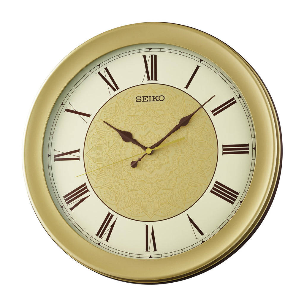 SEIKO ONLINE STORE QXA835G Exquisite Gold Dial Clock – SEIKO CLOCKS INDIA