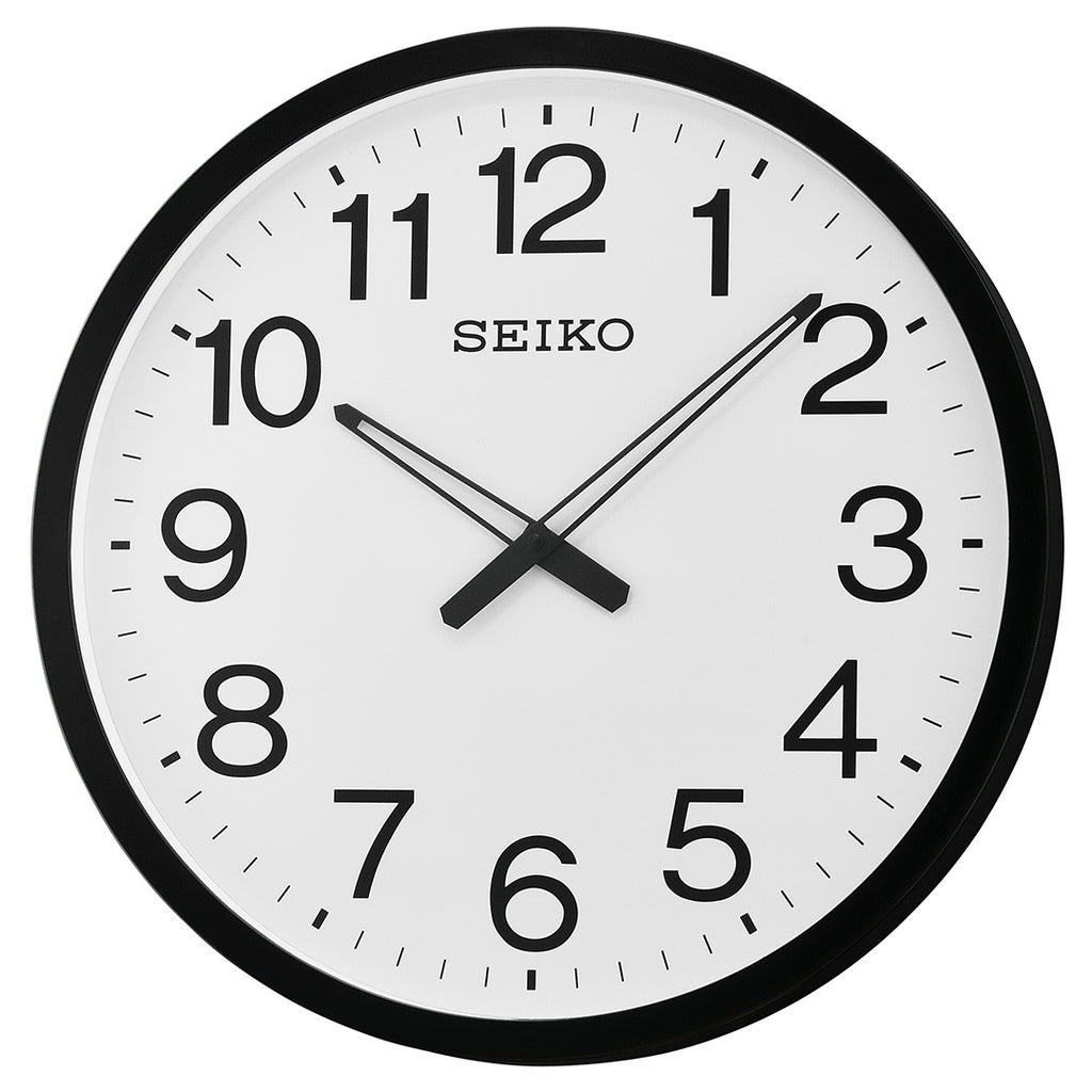 QXA563K Black Large Dial Clock – SEIKO CLOCKS INDIA