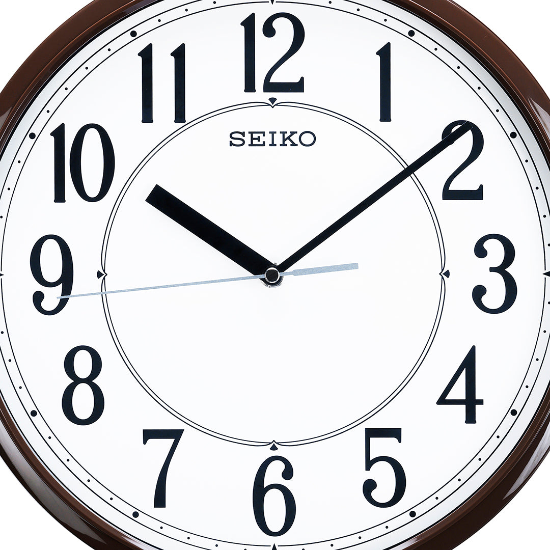 QXA756B Brown Dial Clock – SEIKO CLOCKS INDIA