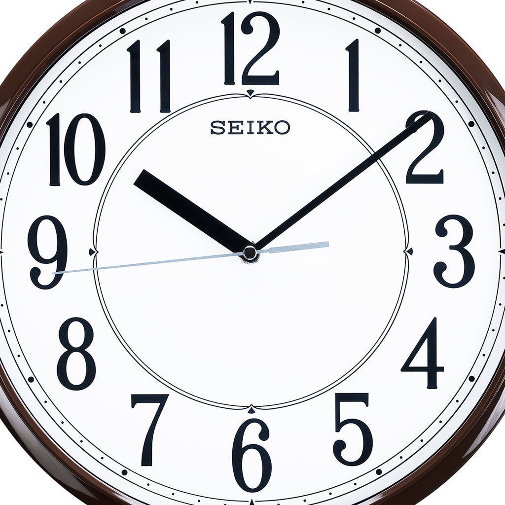 QXA756B Brown Dial Clock – SEIKO CLOCKS INDIA