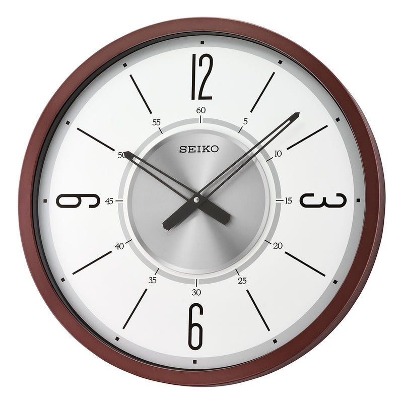 QXA759B Brown Large Dial Decor Clock – SEIKO CLOCKS INDIA