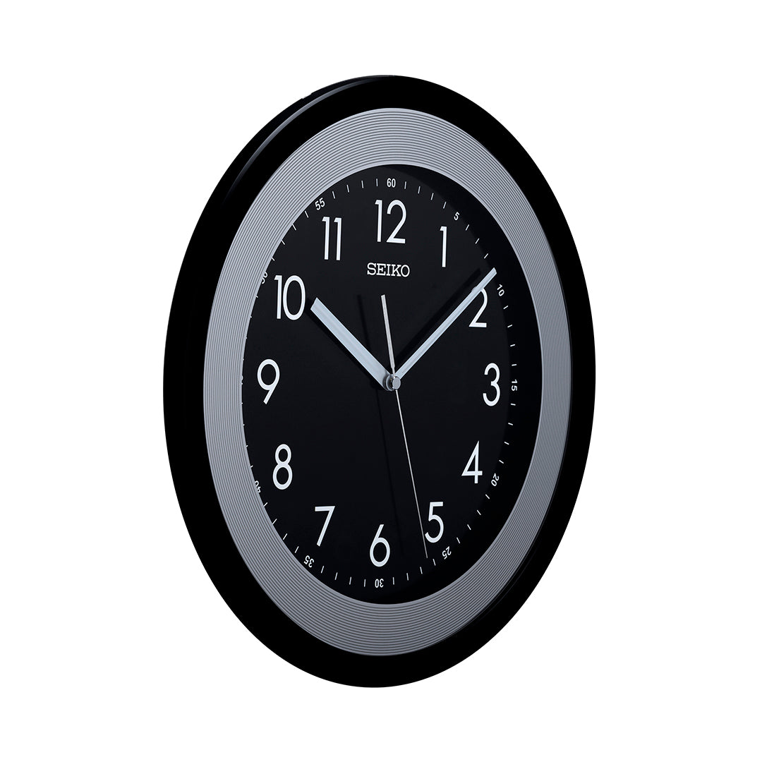QXA812K Black-White Dial Clock – SEIKO CLOCKS INDIA