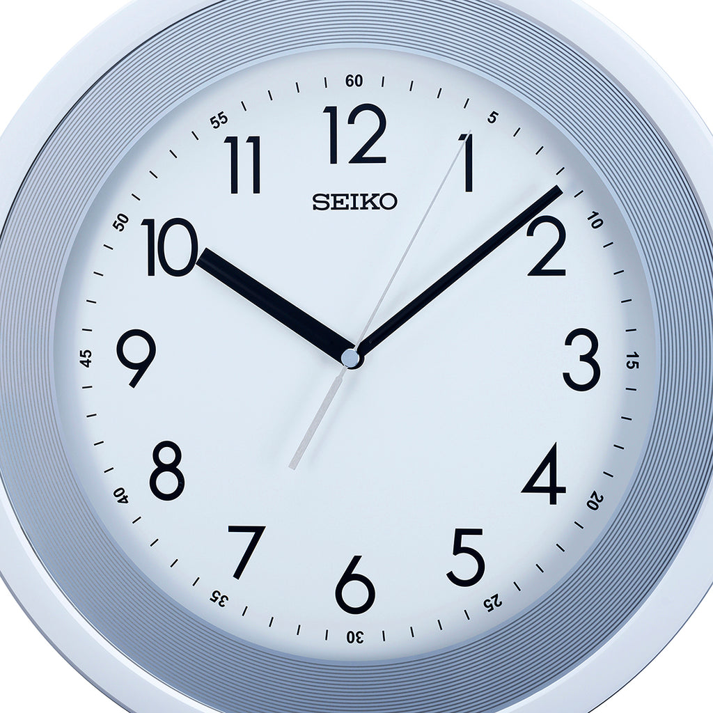 QXA812W Silver-White Dial Clock – SEIKO CLOCKS INDIA
