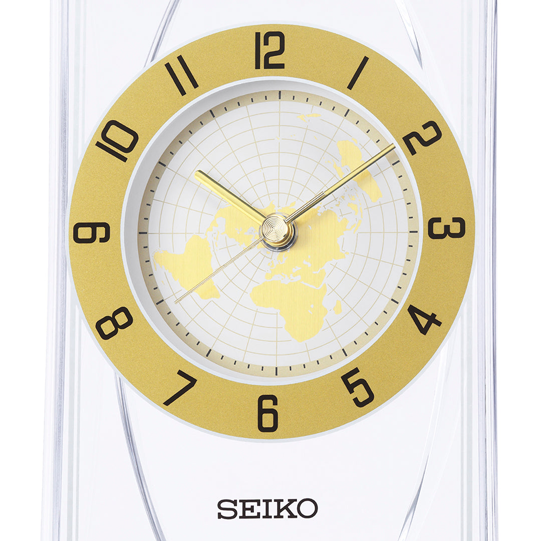 QXG152G Hazlenut Dial World Desk Clock – SEIKO CLOCKS INDIA