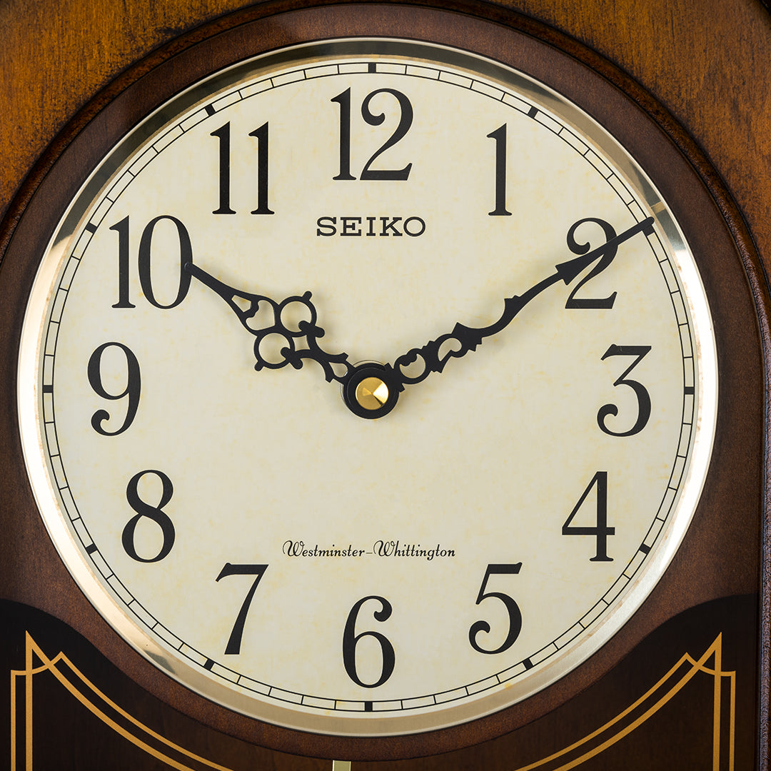 SEIKO ONLINE STORE QXH066B Alder Wood Pendulum Clock – SEIKO CLOCKS INDIA