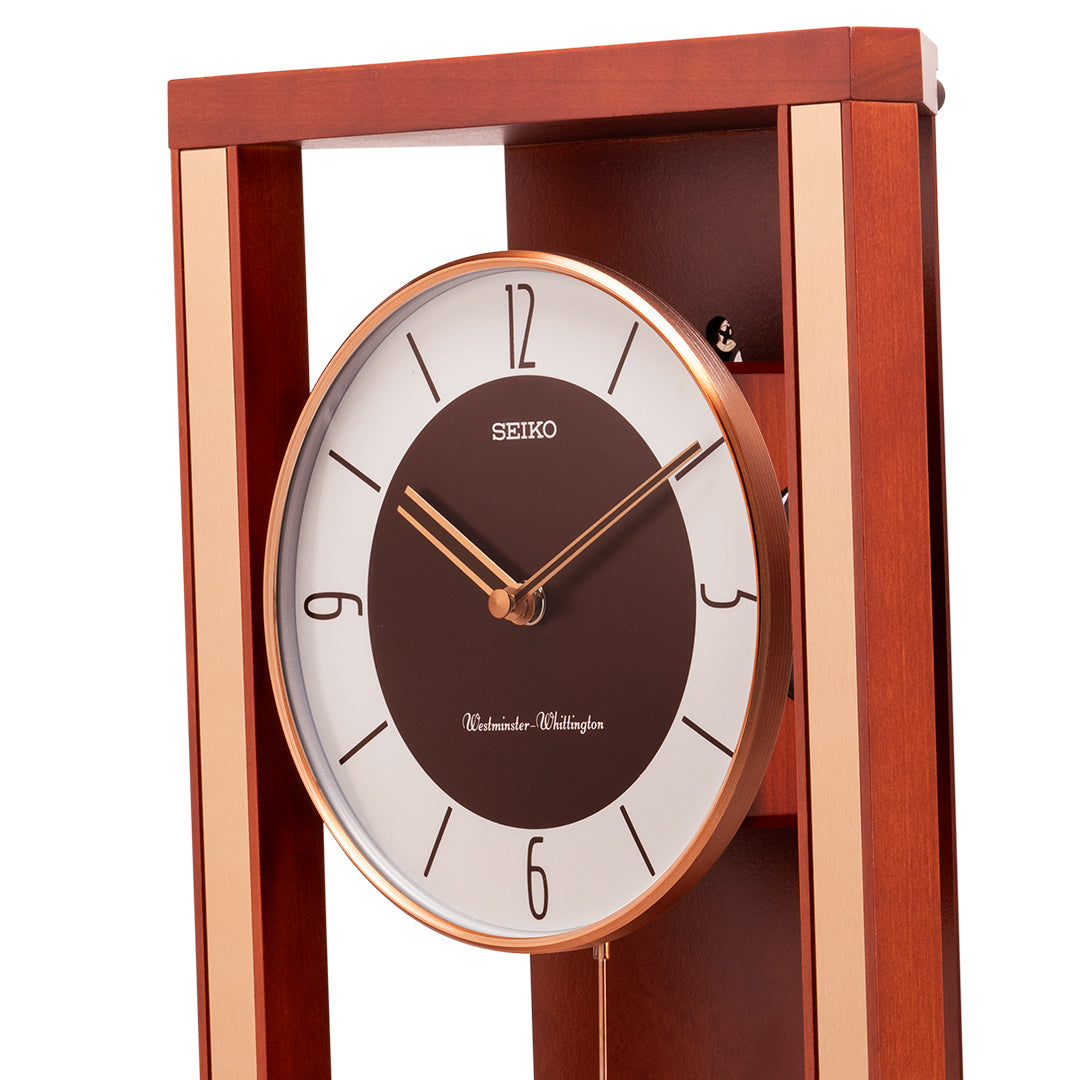 QXH068Z Modern Pendulum Wall Clock for Home – SEIKO CLOCKS INDIA