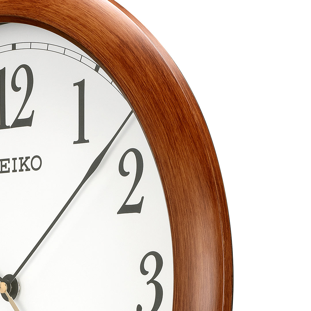 SEIKO ONLINE STORE QXA598B Brown Clock with Quiet Sweep – SEIKO CLOCKS ...