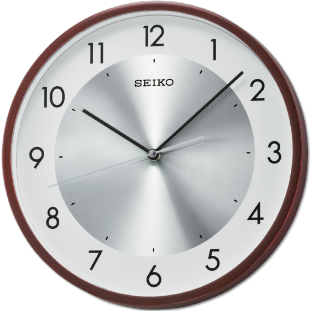 SEIKO ONLINE STORE QXA615B Silver and White Dial Clock – SEIKO CLOCKS INDIA