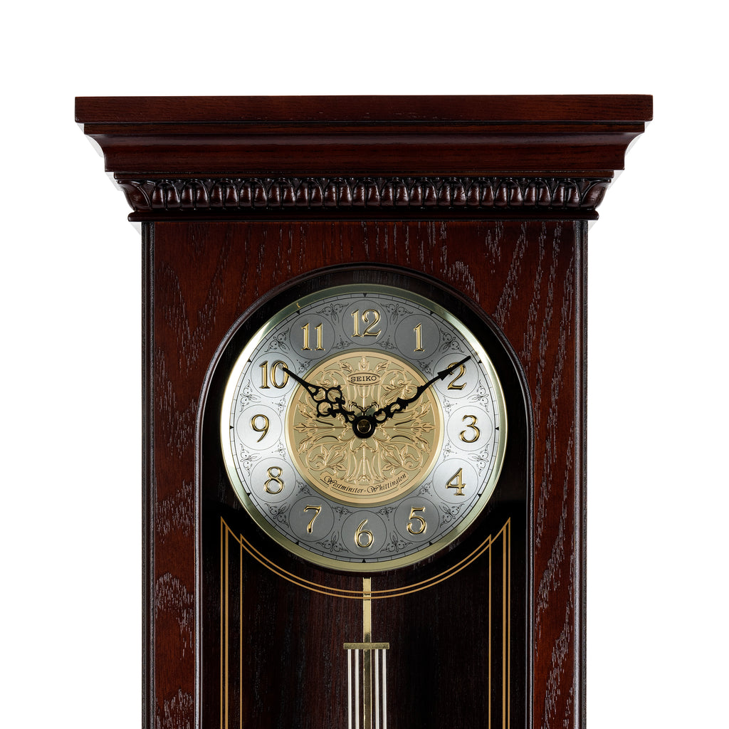 SEIKO ONLINE STORE QXH008B Oak Wood Pendulum Clock – SEIKO CLOCKS INDIA