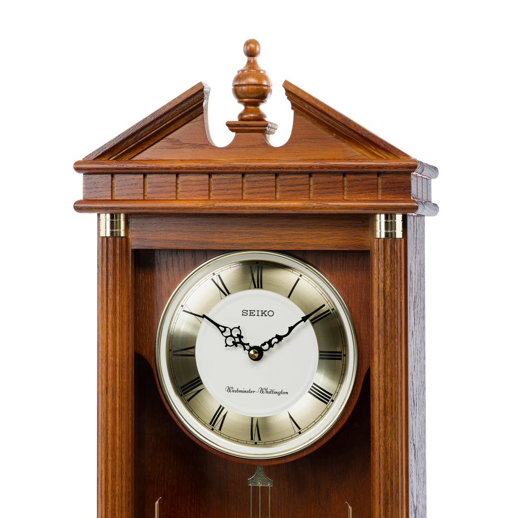 SEIKO ONLINE STORE QXH107B Dual Chime Oak Wood Musical Pendulum – SEIKO ...